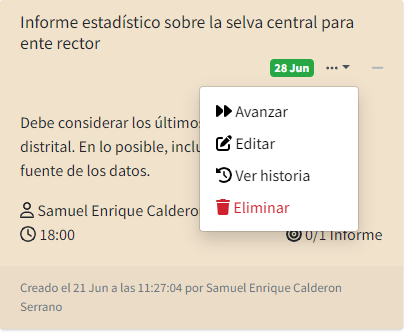 Sistema de reporte de avances - 1 Manual de usuario